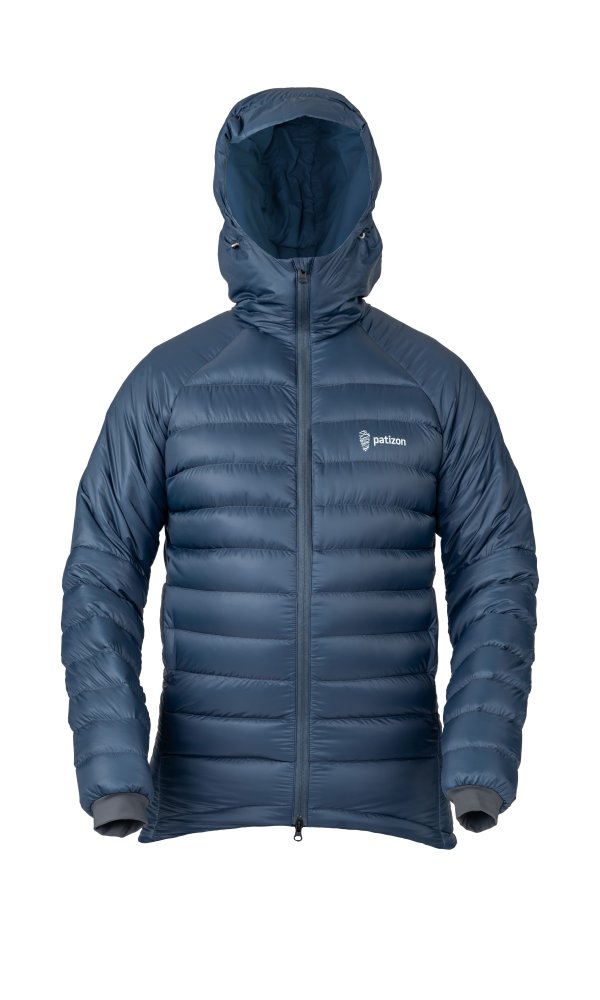 Patizon ReLight Pro: lighweight down jacket with hybrid consturuction