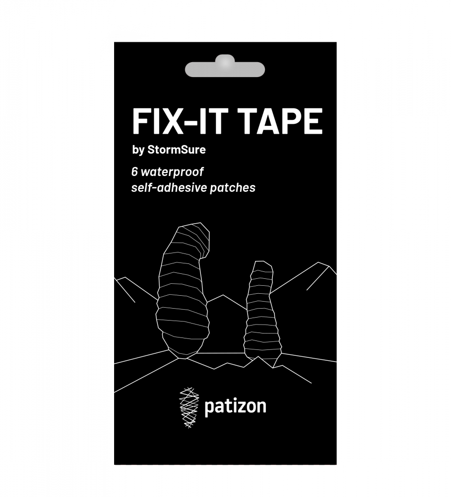 PATIZON Fix-It Tape: Self-adhesive repair patches for down-filled products.