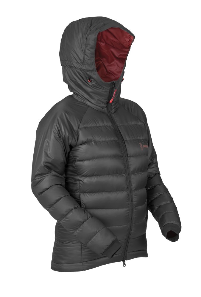 Patizon ReLight Pro lady: lighweight down jacket with hybrid consturuction.